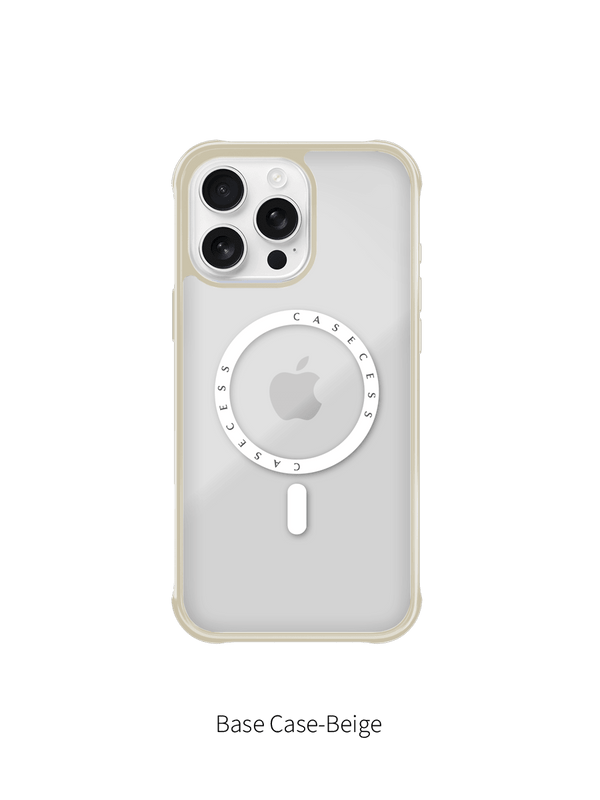 Morphique Clear Base Case-Beige – CASECESS