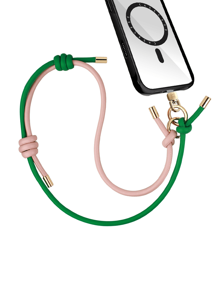 NomadStrap Cross-body Strap,Jade & Blush – CASECESS